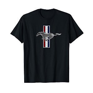 Ford Mustang Vintage Pony Logo T-Shirt