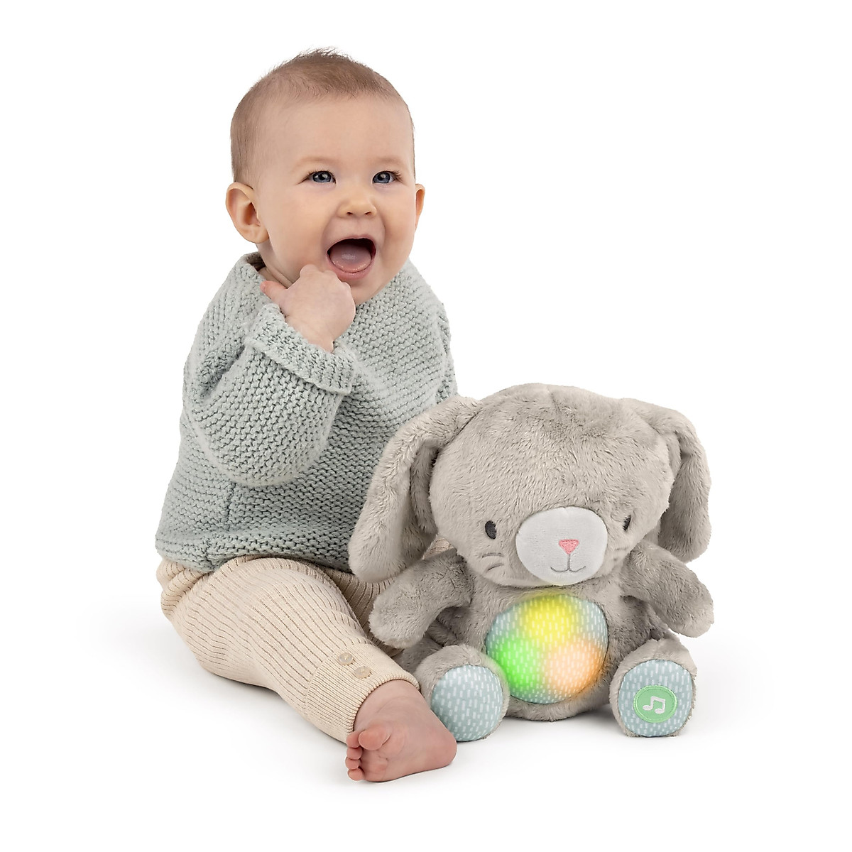 Ingenuity Heart to Hugs Sylvi Soothing Plush Toy with Lights, Vibrations, & Music
