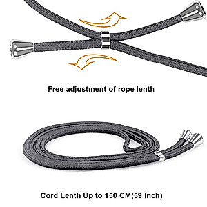 YESPURE for iPhone 13 Clear Case with Adjustable Neck Cord Lanyard Strap,Soft Slim Transparent TPU Anti-Yellowing Shockproof Phone Cover Case for iPhone 13 with Crossbody Shoulder Strap - Gray