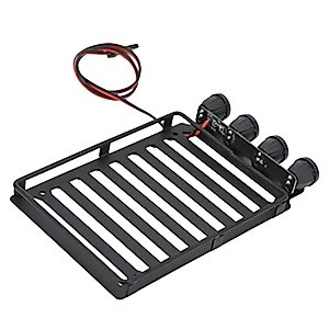 RC luggage rack, easy installation RC luggage rack for replacement Round Lamp