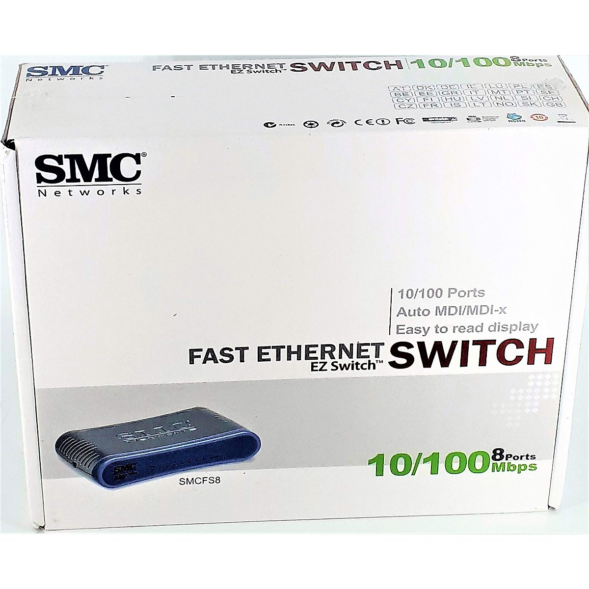 SMC Networks SMCFS8 10/100Mbps Unmanaged 8-Port Compact Switches