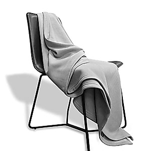 MV Sport Sweatshirt Blanket – Lightweight Blanket – Fleece Knit Blanket (Heather)