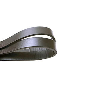 Wento Pair 24 inches Vinyl Leather Purses Straps with Big O Ring(1 1/4'' Inner Size) End,Vinyl Leather Bag Handles,Replacement Purse Straps,Handbag Bag Wallet Straps WT100 (Silver, Black)