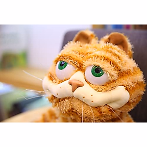 ZHAOFAFA Fat Orange Plush Cat Stuffed Animals Toy,Lifelike Yellow Tabby Cat Kitty Toy for Boys and Girls Children Xmas Birthday Gift,11.8/17.7 Inches (11.8 in（30 cm）)