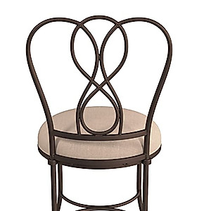 Hillsdale Furniture Hillsdale Christina Vanity Stool, Bronze