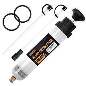 FTIHTRY Fluid Extractor, Extraction&Fill Pump,Fluid Syringe Pump Manual Suction Vacuum Fuel Car Transfer (200cc)
