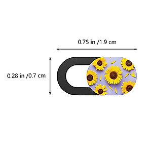 SOLUSTRE 6 pcs Camera Cover Smartphone Lens Cover Webcam lid Webcam Cover Computer Laptop Privacy Cover Webcam Lens Cover Webcam Slider Camera for Computer Printing Protective Cover abs