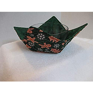 Christmas Gingerbread Men Soup Bowl Cozy