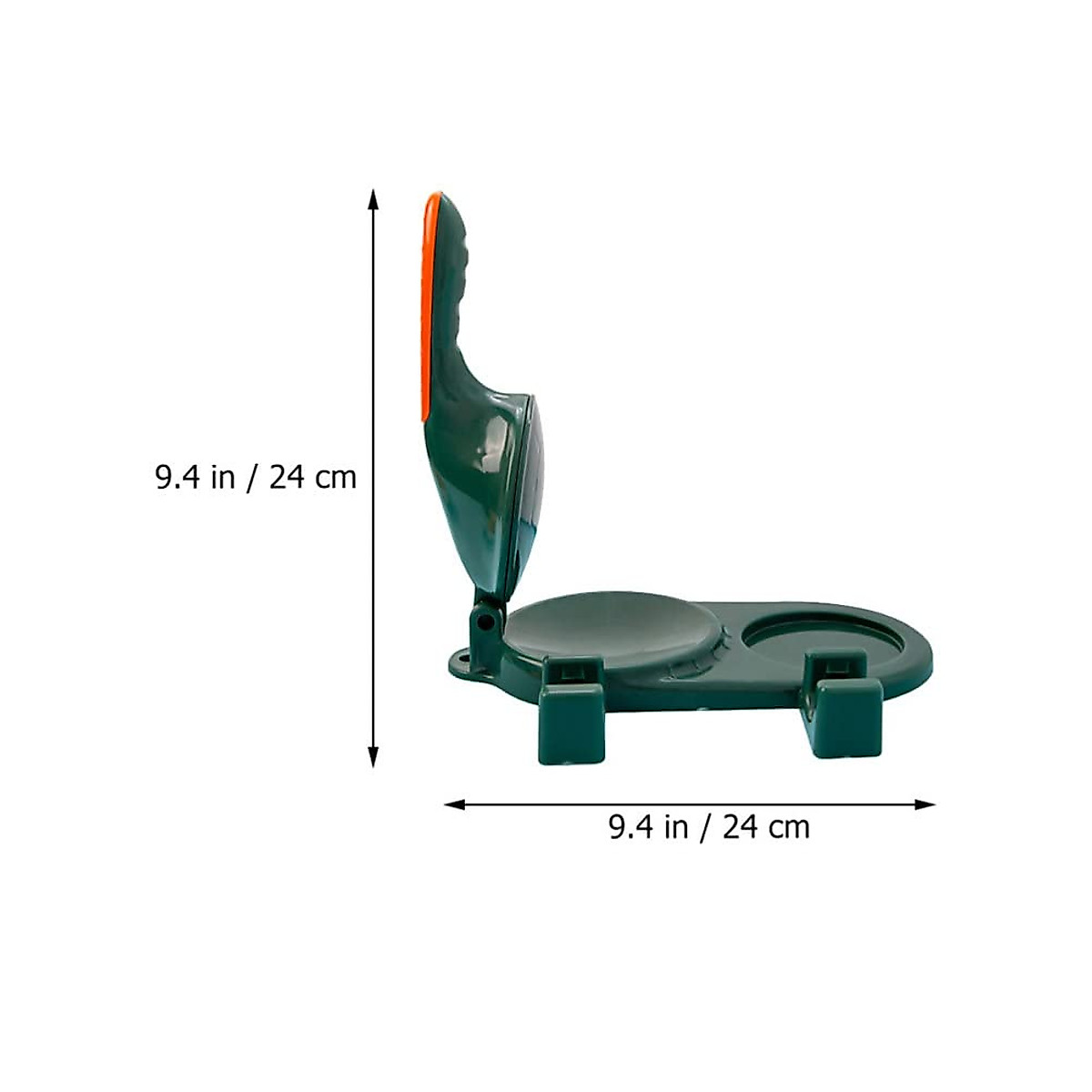 Angoily Manual Tortilla Maker Press Set with Dumpling Skin Maker Dumpling Mold Pizza Dough Pastry Presser Rotis Press Dumpling Wrapper for Home Kitchen Green, 24X7CM