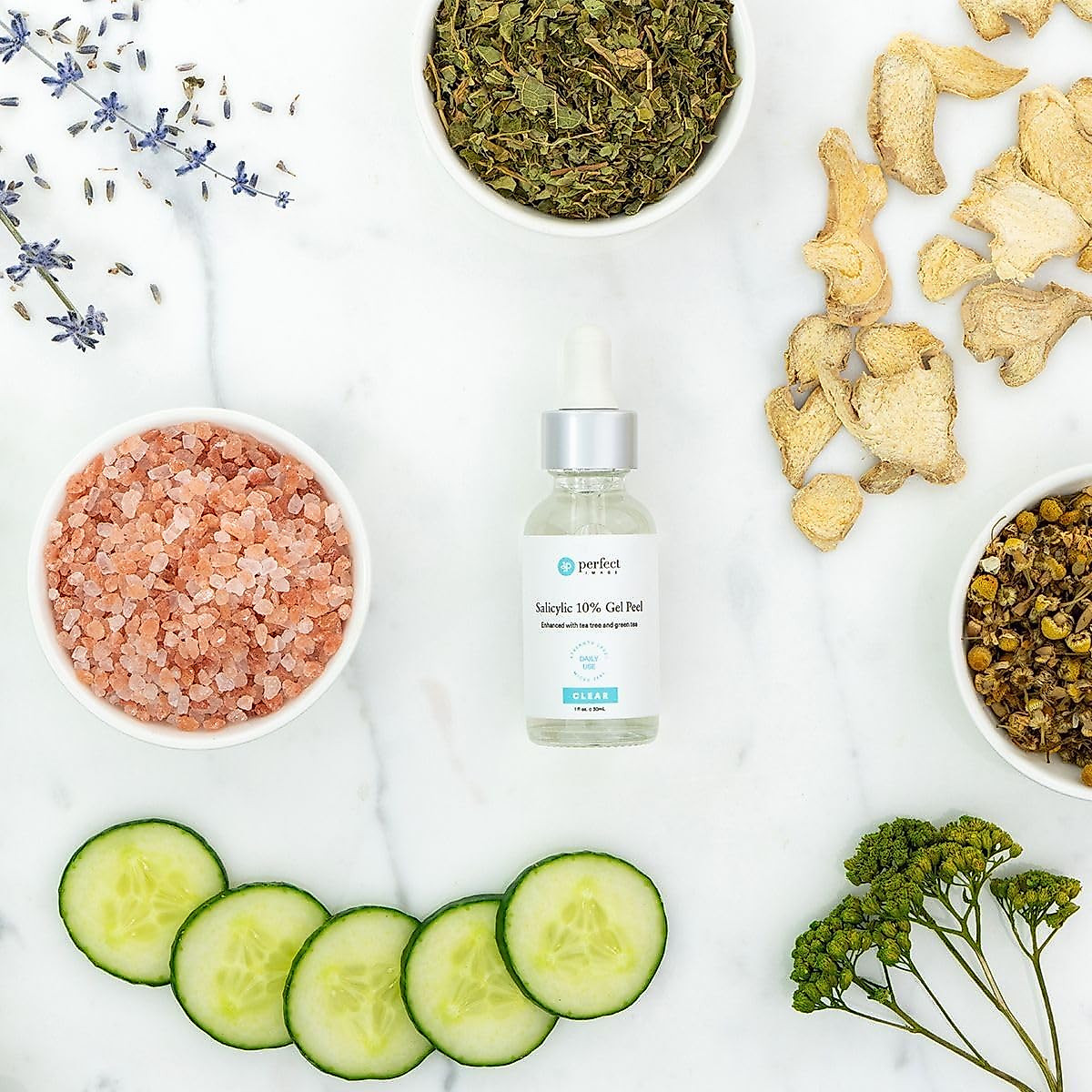 Salicylic 10% Gel Peel, Breakout and Pore Minimizer and Cleanser, 15-30 Full Facial Chemical Peels, 1 fl oz. e, 30 mL – Perfect Image