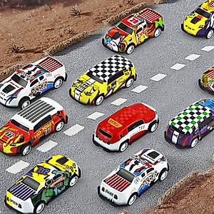 Vileafy 30 Mini Toys Car for Kids Ages 3-5 Years Old, Bulk Mini Cars for Birthday Party Favors, Treasure Box Toy for Classroom, Students Prizes, and Pinata Fillers