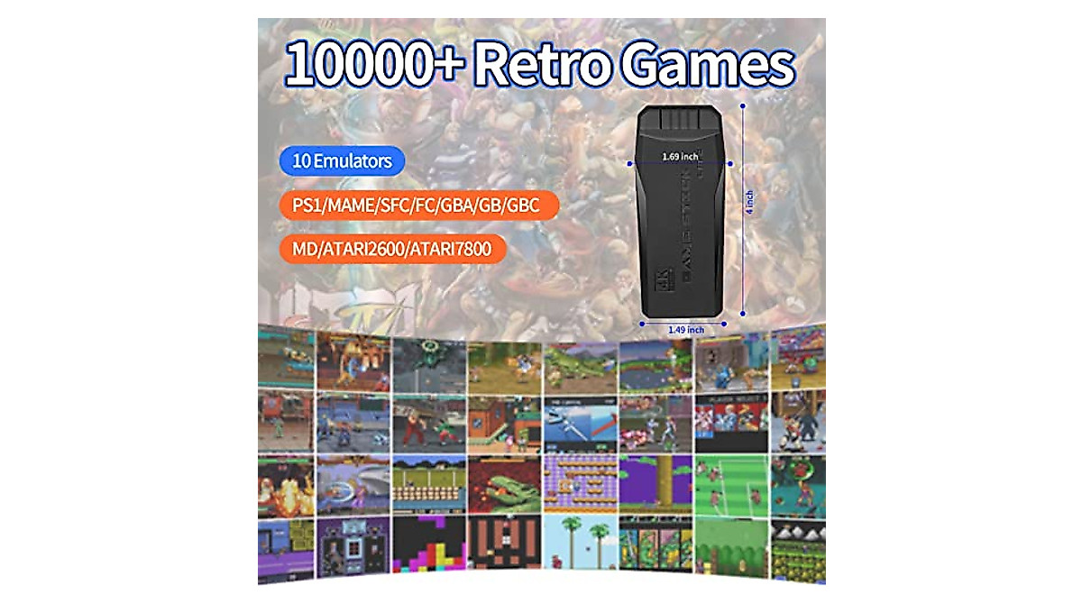 HeavenBird Wireless Retro Game Console - 10000+ Games
