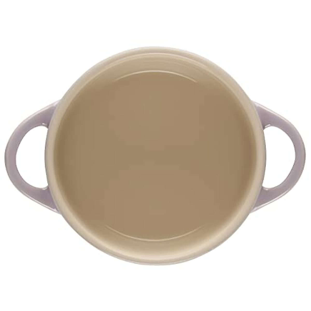 Le Creuset Stoneware Mini Round Cocotte with Flower Lid, 8oz., Provence