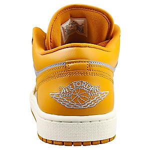 Nike AIR Jordan 1 Low Womens Fashion Trainers in Cement Grey Chutney Sail - 10.5 US