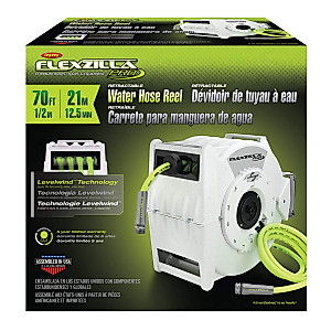 Flexzilla Pro Retractable Water Hose Reel, 1/2" x 70' - L8340FZ