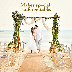 Burloptuous 40" x30 Feet Gardening Burlap Roll - Multipurpose Natural Burlap Fabric, High Density Jute Fiber Material for Decorations, Center Pieces for Home, Rustic Party Décor