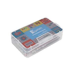 Keywishbot Electronic Component Base Fun Kit Bundle with Breadboard Cable Resistor,Capacitor,LED,Potentiometer Development Board,MEGA2560,for Arduino, Raspberry Pi