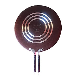 Generic Tanish Trading Roti Tawa With Steel Handle Aluminium Chapati Tawa Roti Pan Paratha Tawa Griddle Tava Crepe Pan