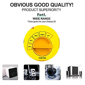 ALLOSUN - EM480B Audio Impedance Tester Digital LCD Insulation Resistance Megohmmeter Meter Tester with Bag