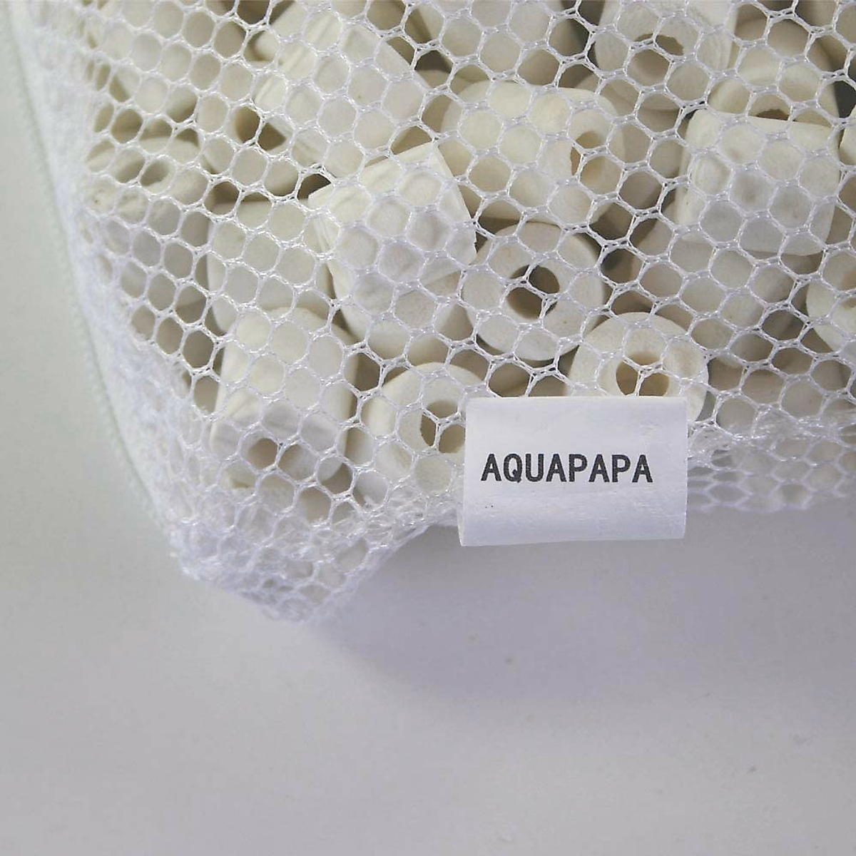 Aquapapa Aquarium Biological Bacteria House Ceramic Rings Filter Media 6 lbs Bagged for Pond Fish Tank Canister Filter