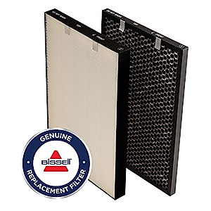BISSELL air320 Air Purifier Replacement HEPA Filter and Activated Carbon Filter Pack (3314) , Black