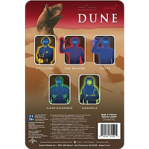 Super7 Dune Sardaukar Warrior - 3.75" Dune Action Figure with Accessories Classic Movie Collectibles and Retro Toys