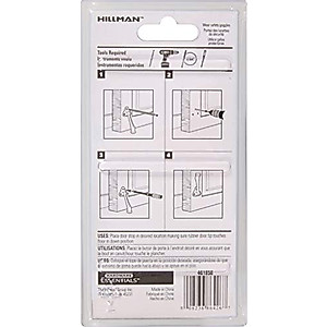 The Hillman Group 851342 4-Inch Kickdown Door Stop, White