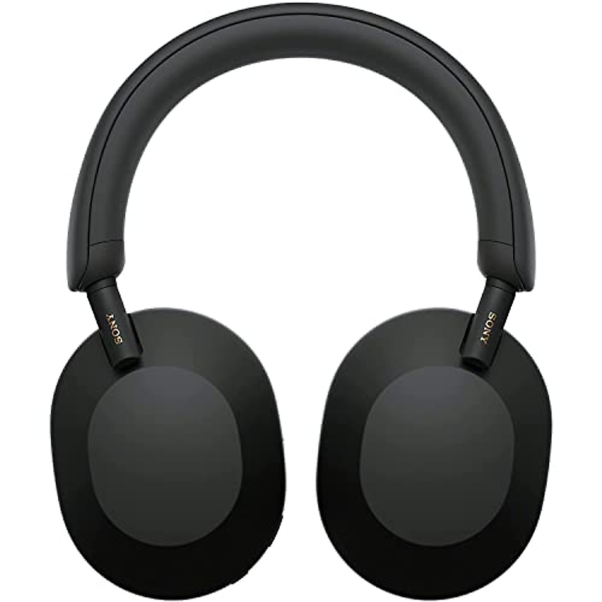 Sony WH-1000XM5 Wireless Industry Leading Noise Canceling Headphones, Black Bundle with Deco Gear Wood Headphone Display Stand and Protective Travel Carry Case