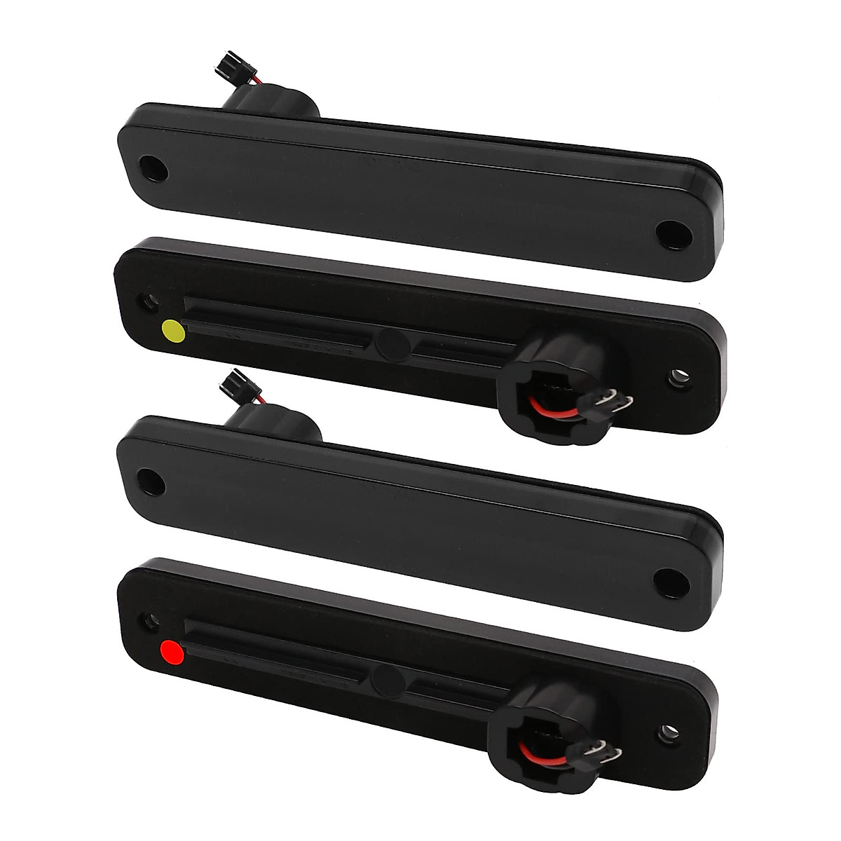 SHINEFIT LED Side Bumper Marker Lights Replacement for F0rd F100 F150 F250 F350 F500 Truck 1973-1979/ Bronco 1978-1979/ Econoline E100 E150 E250 E350 1975-1991, Smoke Lens