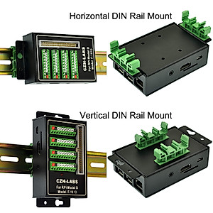 CZH-LABS RPi Screw Terminal Block Breakout Module with Aluminum Enclosure. for Raspberry Pi 1 2 3 Model B/B+