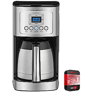 Cuisinart DCC-3400 12 Cup Programmable Thermal Coffee Maker Bundle with 1 YR CPS Enhanced Protection Pack