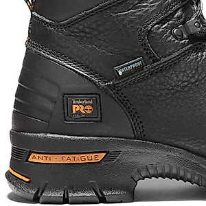 Timberland PRO Men's Endurance Puncture Resistant WaterPROof Steel Toe 6" Workboot,Black,10.5 W