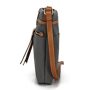 MKF Collection Crossbody Bags for Women Purses, Ladies Medium Over the Shoulder Side Messenger Bag By Mia K