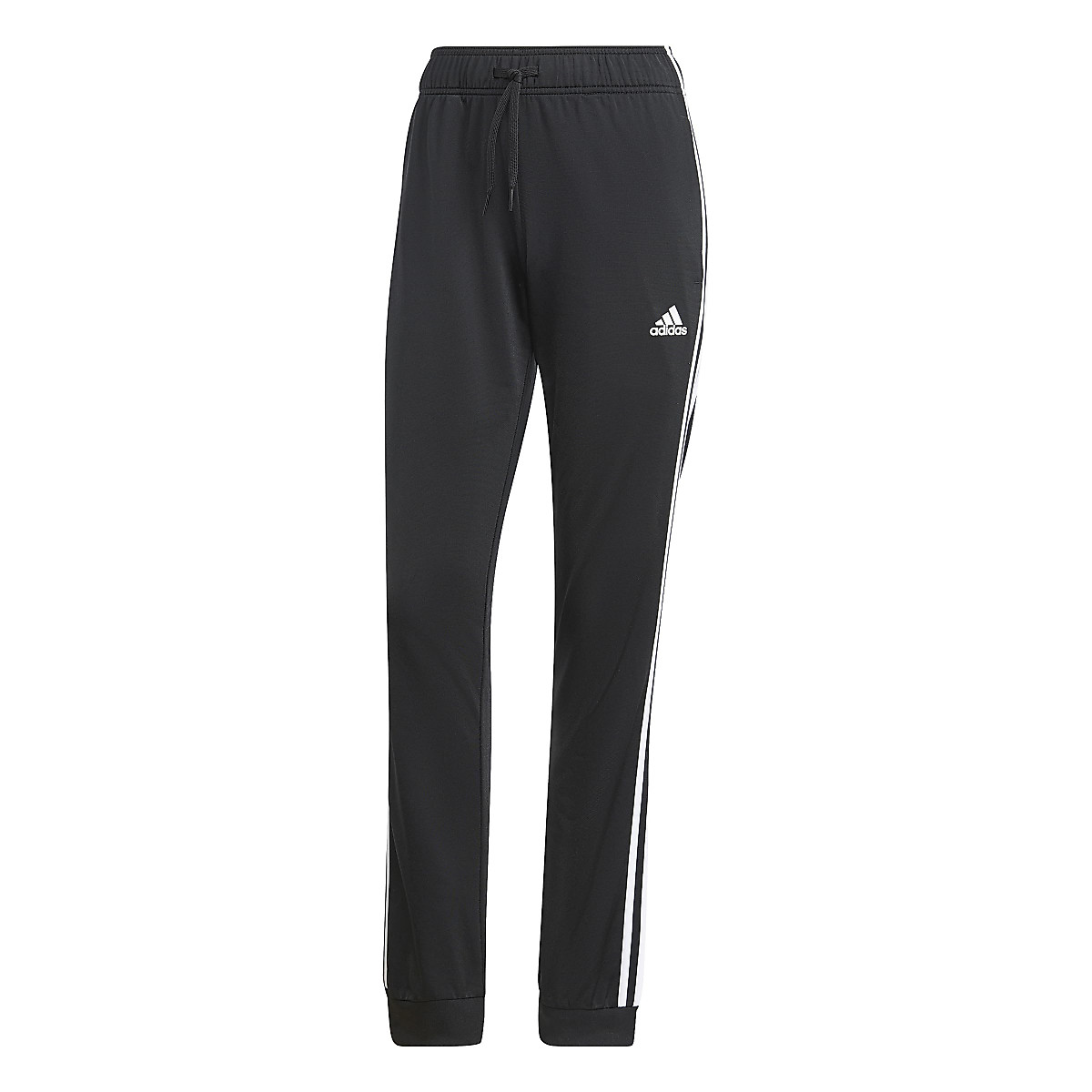 adidas Women's Essentials Fleece Tapered Cuff Pants, Black, Medium