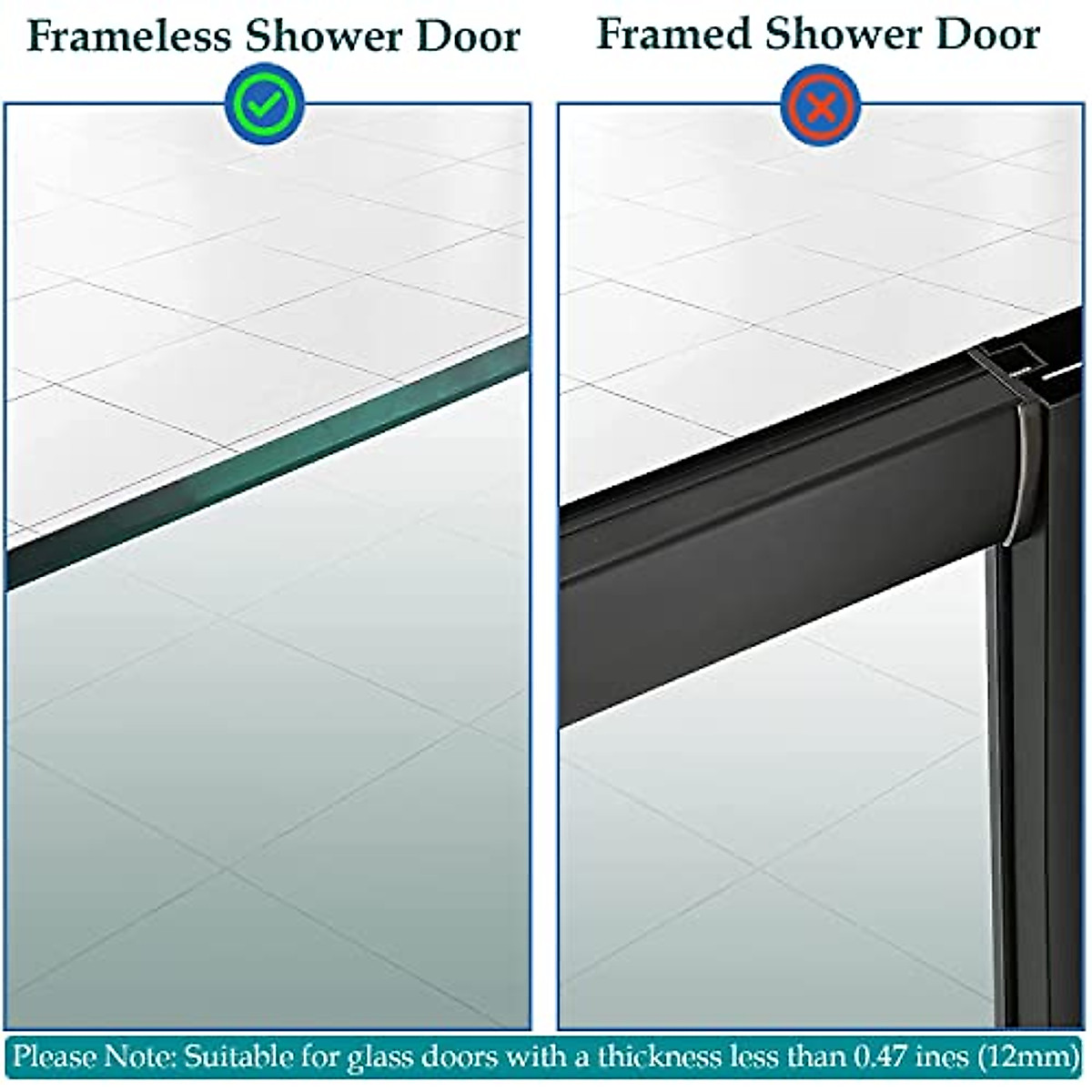 BOSHAn 2Pcs Stainless Steel Long Hook,Hook Behind The Door,Simple No-Perforation Double Hook,Towel Coat Bathrobe Hook Rack,Suitable for Bathroom,Kitchen,Partition Door (2, Silver)