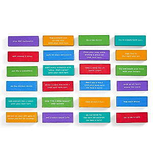 Two's Company All Fun and Game 48-Piece Tumbling Blocks Activity Game Set