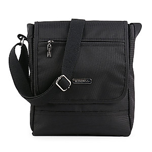 MHCNLL Women Crossbody Purses with Anti Theft RFID Ladies Waterproof Shoulder bag Handbag (black)