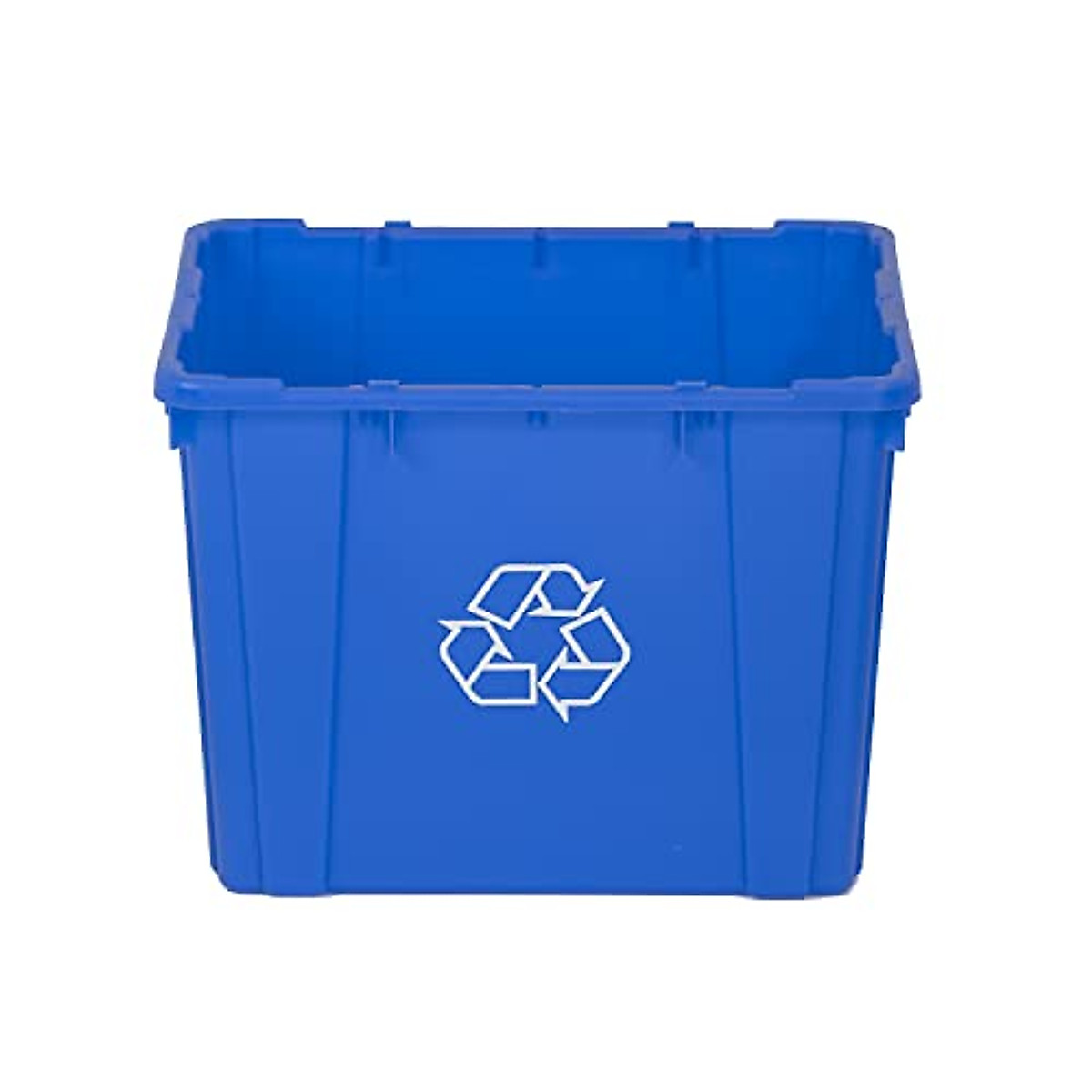 CX 14 Gallon Recycling Bin, Indoor/Outdoor, Stackable (6-Pack)