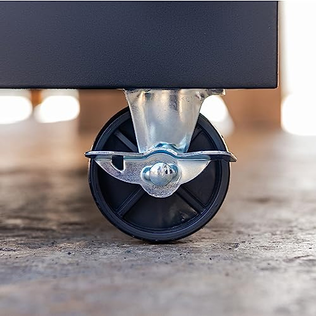 Nexgrill 22" Charcoal Grill with Table Cart and Side Table, 358 SQ In Grate, Adjustable Air Vents, Integrated Temperature Gauge, Mobile Cart Barbecue Grill for Camping, Picnics, and More - 810-0026HC