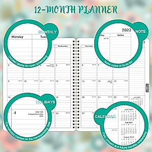 2023 Planner - 2023 Weekly Monthly Planner from January 2023 to December 2023, 2023 Planner Weekly and Monthly with Flexible Cover