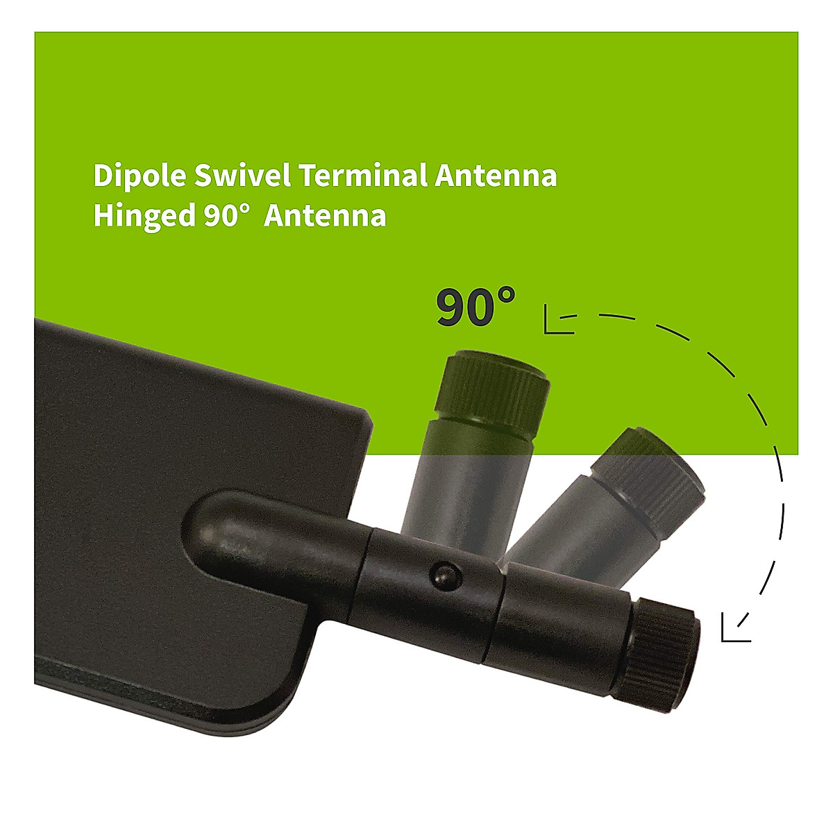 Taoglas Apex TG.30 2G/3G/4G Terminal Antenna, Hinged SMA(M) (Pack of 2)