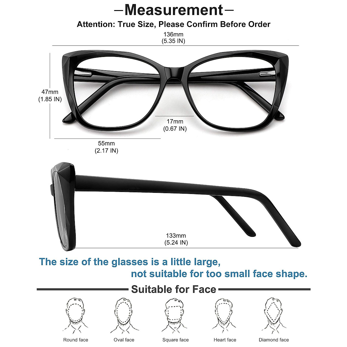 MEETSUN Blue Light Blocking Glasses for Women Anti Eyestrain Filter Blue Ray Computer Game Glasse&UV/Reduce Glare Lens (Black Frame)