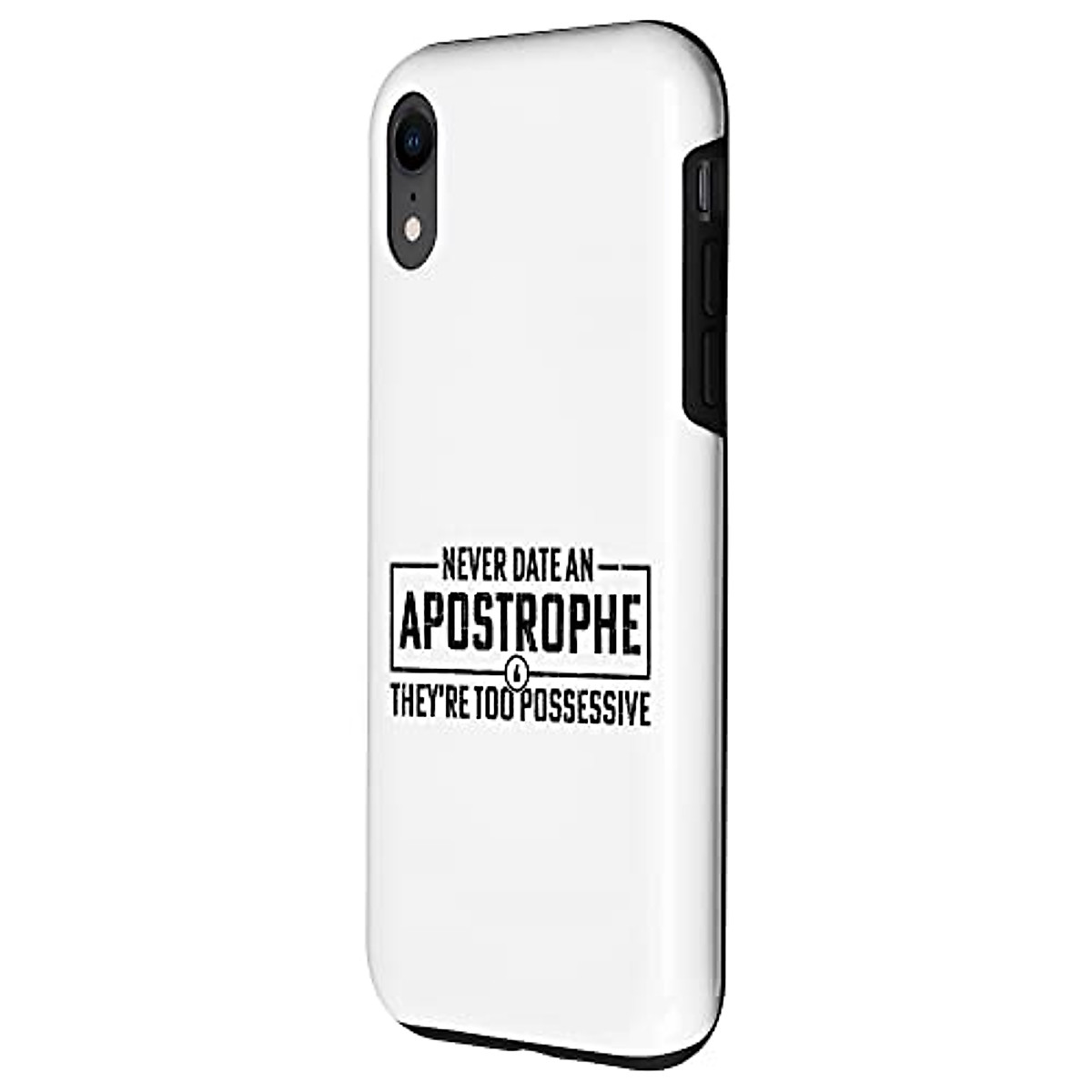 iPhone XR English Apostrophe Funny Language Teacher Teaching Graphic Case