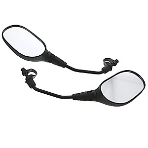 Polaris ATV Handlebar-Mounted Adjustable Mirrors, Handlebar Mirrors, Easy Install, Adjustable, Swivel, Black, 2 Pack – 2877222