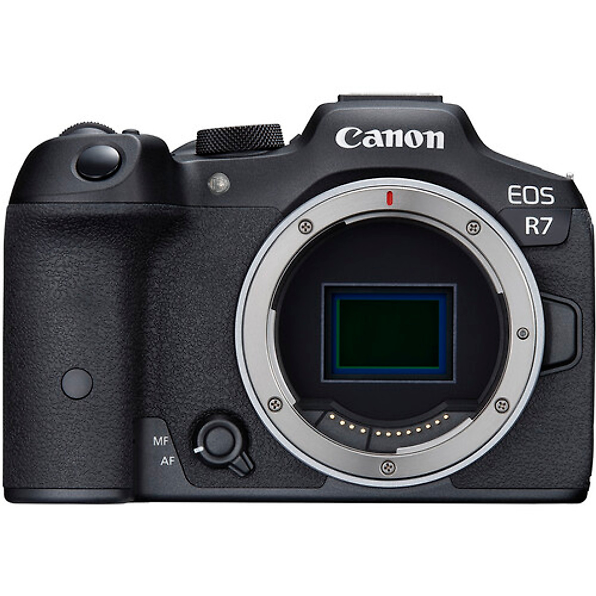 Canon EOS R7 Mirrorless Camera Body Bundle + EOS R Adapter + 64GB Ultra High Speed Memory, Gadget Case, Tripod & More (14 Pieces)