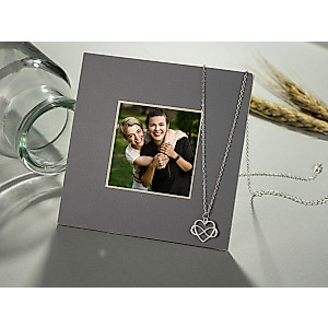 RareLove Sister Gifts from Sisters,925 Sterling Silver Tiny Infinity Heart Necklaces for Women,Birthday Jewelry Gift Necklaces for Sisters,Mothers Day Christmas Gifts