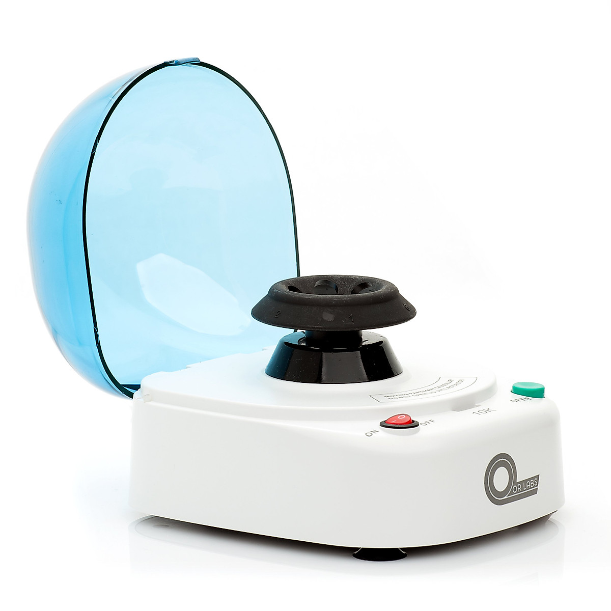 10,000 RPM Mini Centrifuge, Includes 6-Place Micro Tube Rotor and 16-Place PCR Strip Rotor. Spins 1.5ml Micro Tubes.