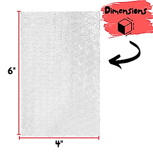 Mr. Pen- Bubble Cushion Wrap Pouches, 100 Pack, 4x6 Inches, Bubble Pouches, Bubble Out Wrap Bags, Bubble Bags, Bubble Bags for Shipping, Bubble Bags for Packing, Bubble Sleeves