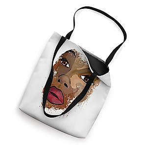 Black Woman Face African American Art Melanin Art Tote Bag