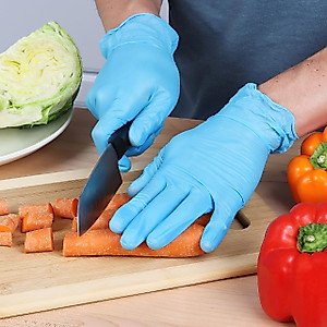 STRONG 'n FLEX Vinyl-Nitrile Blend Exam Gloves - 10 Boxes of 100 - Latex Free, Powder Free, Versatile, & Non-sterile (XL)